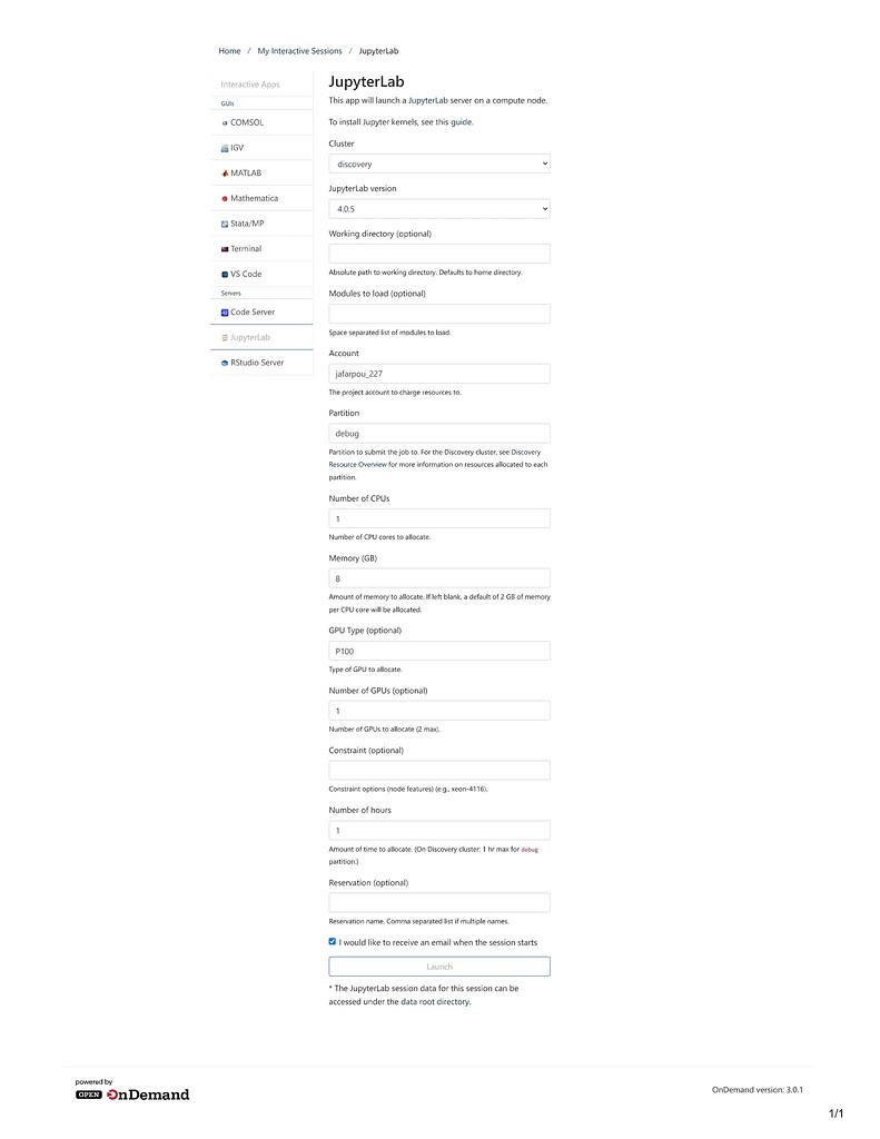 Batch job submission failed - Discovery Cluster - USC Advanced Research Computing