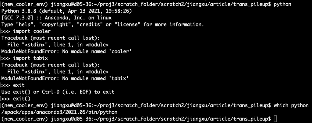 Unable To Use Packages In Conda Environment In Compute Nodes Discovery Cluster USC Advanced 